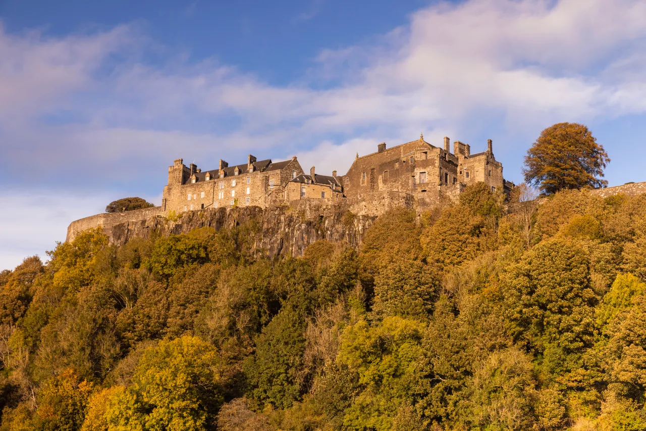 Stirling Castle seen from Kings Park