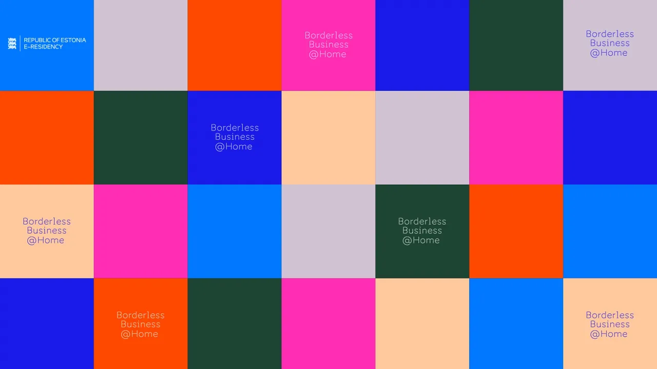 e-Residency Zoom video call background