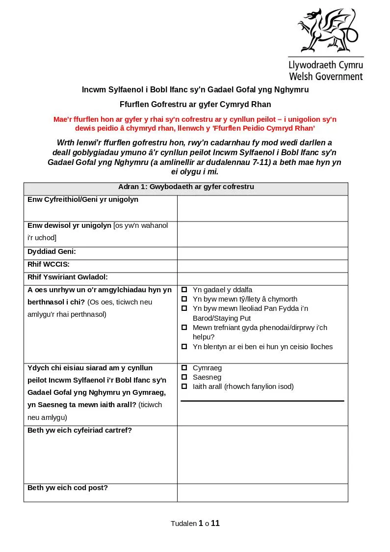 Welsh Government Communications Services Digital Toolkit - Enrolment ...