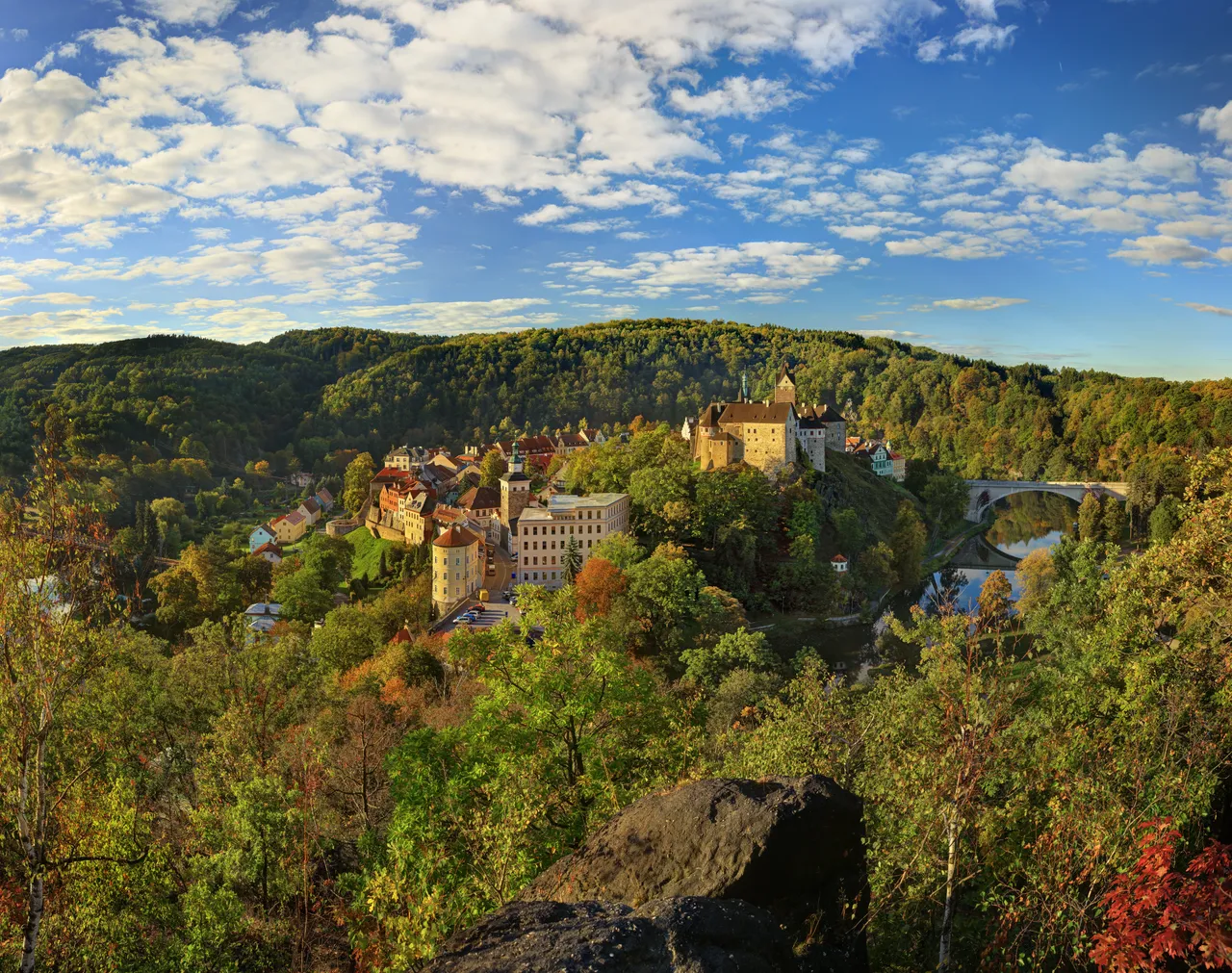 Czechia Digital Media Library - hrad Loket castle Loket