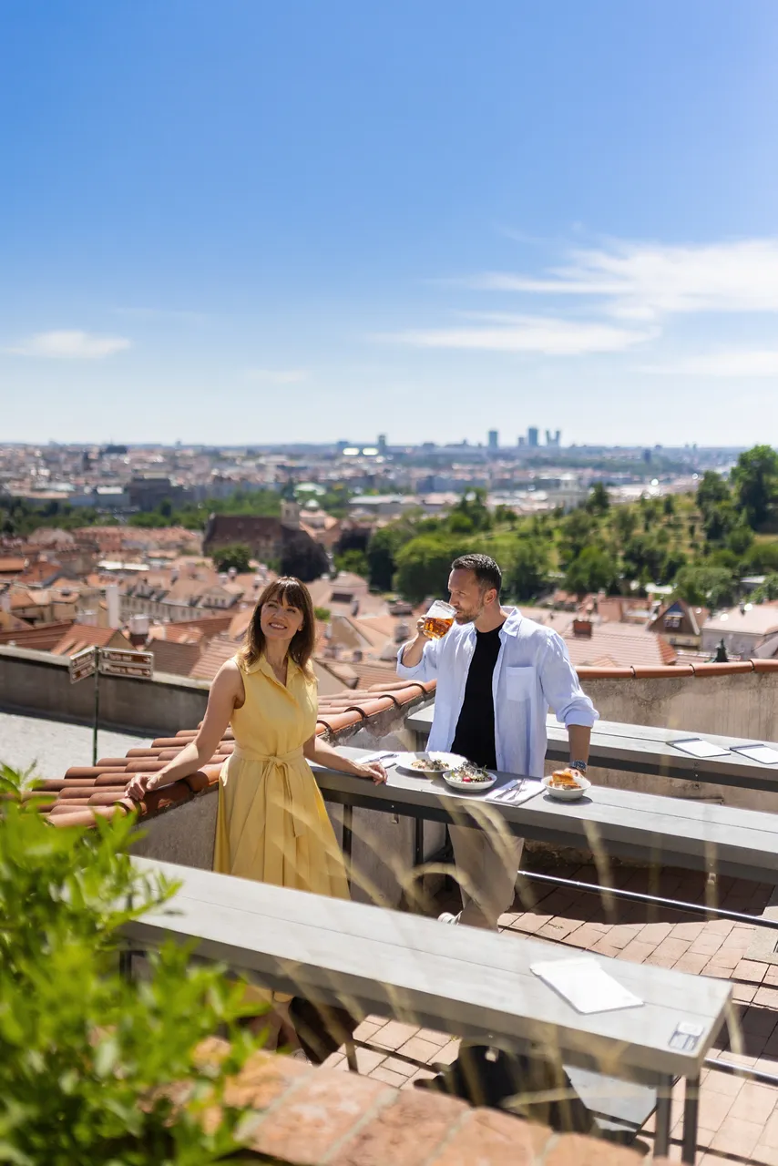 Czechia Digital Media Library - Pár v restaurace