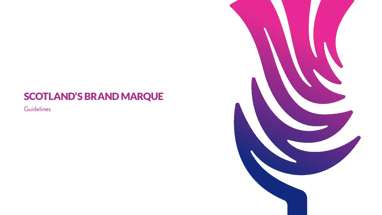 Brand Scotland Toolkit - Brand Scotland - Brand Marque Guidelines